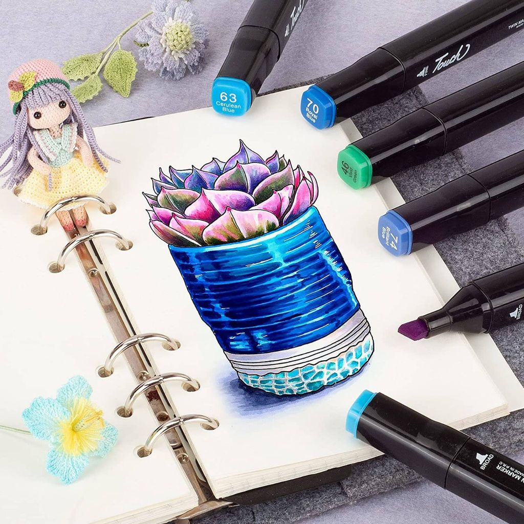 Alkoholové fixy Oboustranné pero 120 ks | Kaufland.cz