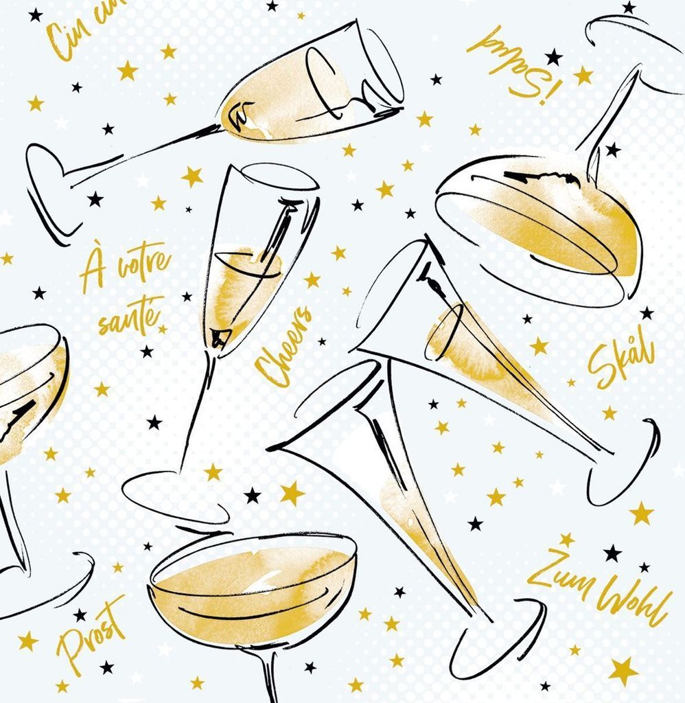 MANK Airlaid Serviette Cheers, 40 x 40 cm, 50 | Kaufland.de