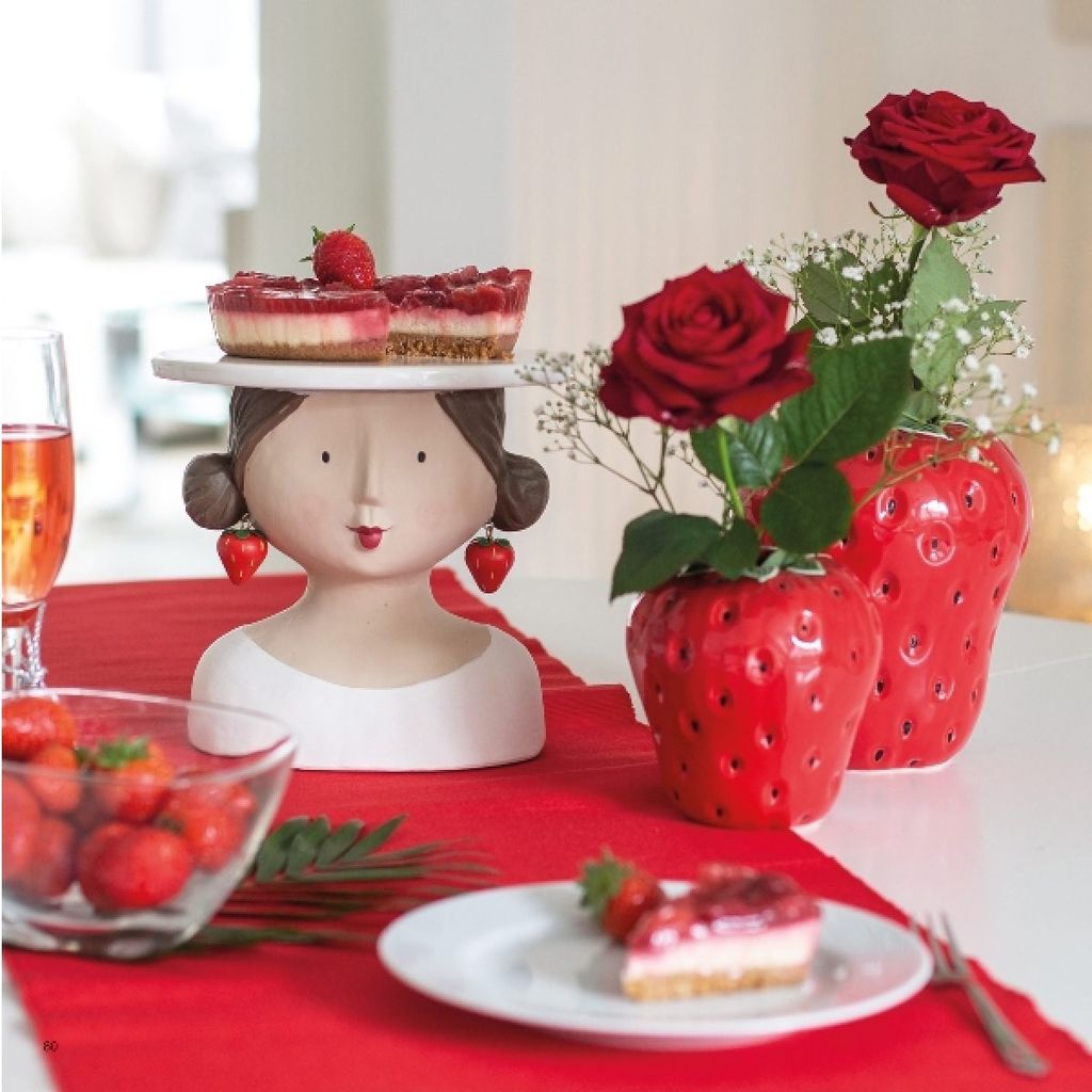 aufsteller kuchenplatte ladykopf mit erdbeere | Kaufland.de