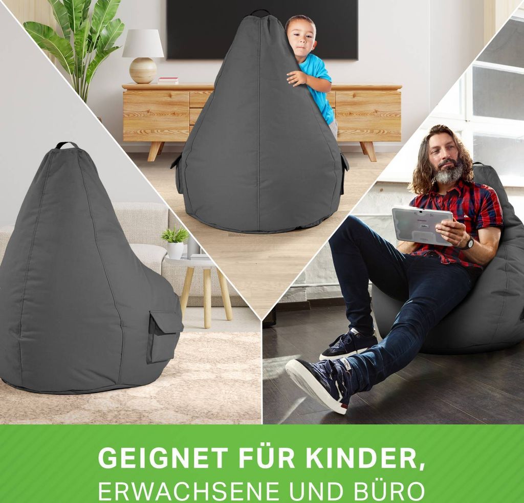 Green Bean 2er Set Sitzsack + Hocker | Kaufland.de