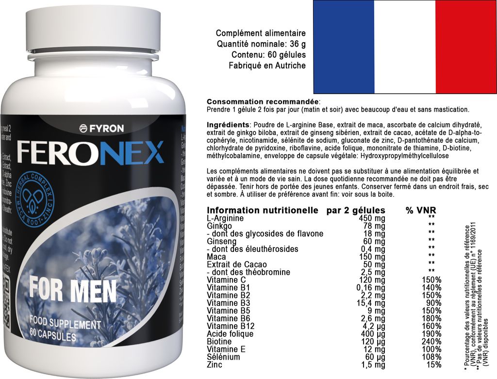 Feronex - 60 Kapsúl Výživové doplnky | Kaufland.sk