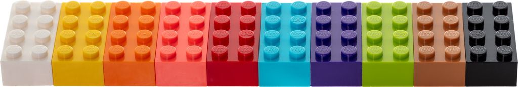 LEGO: 100 kolorowych klocków, mix Klocki LEGO | Kaufland.pl