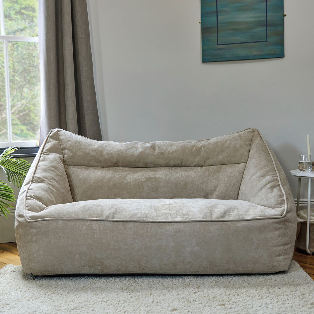 icon Sitzsack Sofa Chenille Cecilia, Beige, | Kaufland.de
