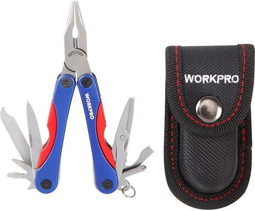 WORKPRO 12-in-1-Multifunktionszange aus Edelstahl,