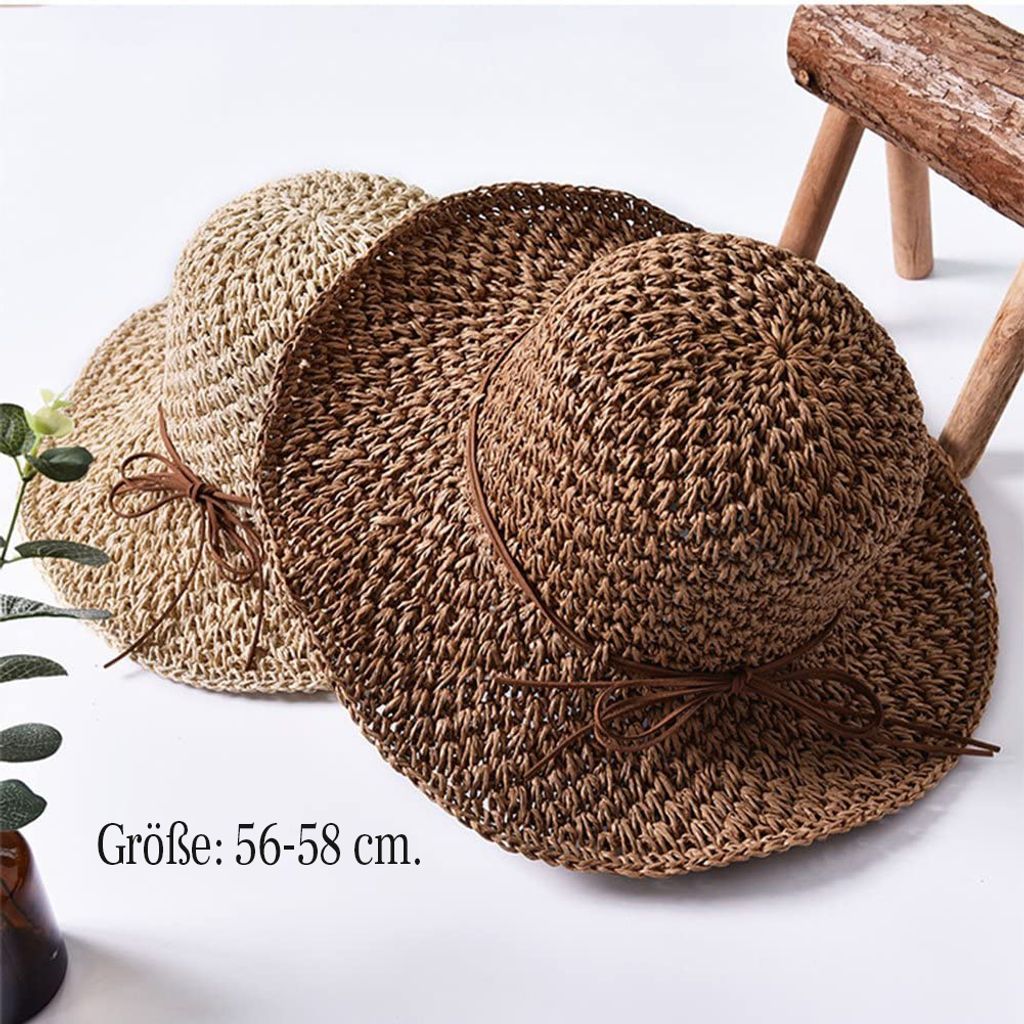 Strohhut Damen,Sonnenhut,Sommerhut,Faltbar | Kaufland.de
