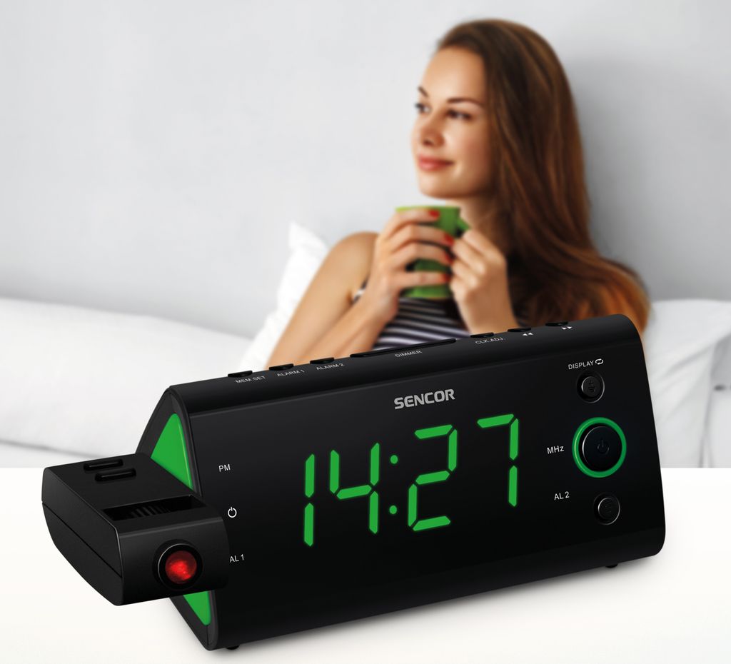 SENCOR SRC 330 GN - Radiobudík, LED displej, | Kaufland.cz