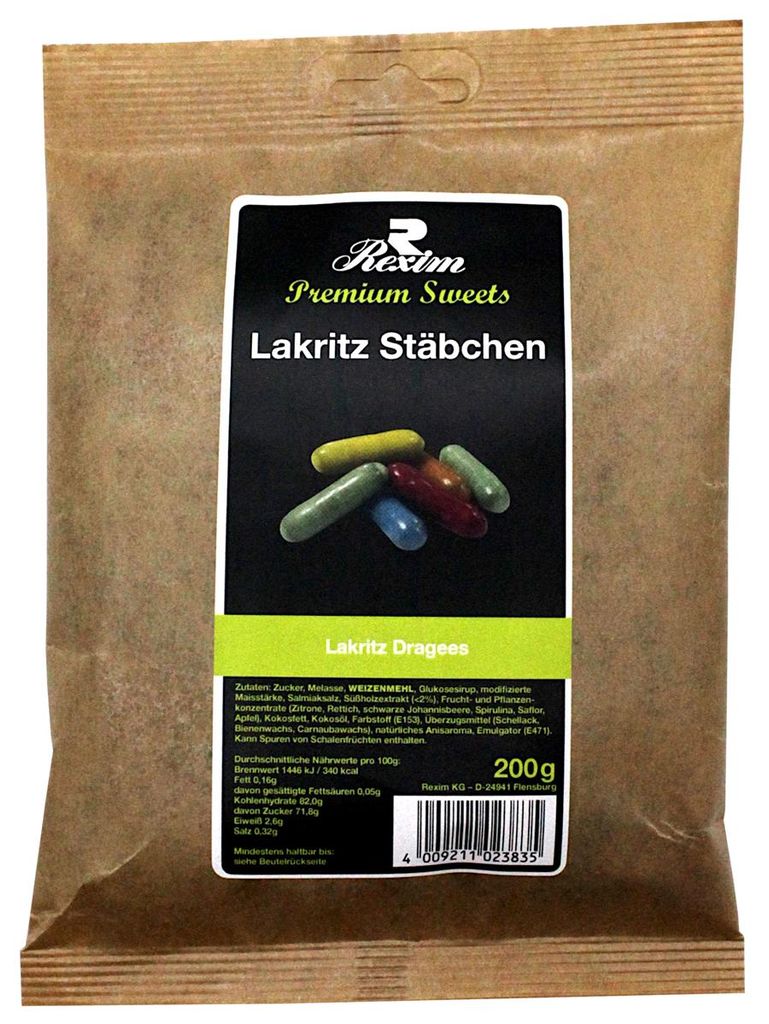 Rexim Premium Sweets Lakritzstäbchen 200g | Kaufland.de