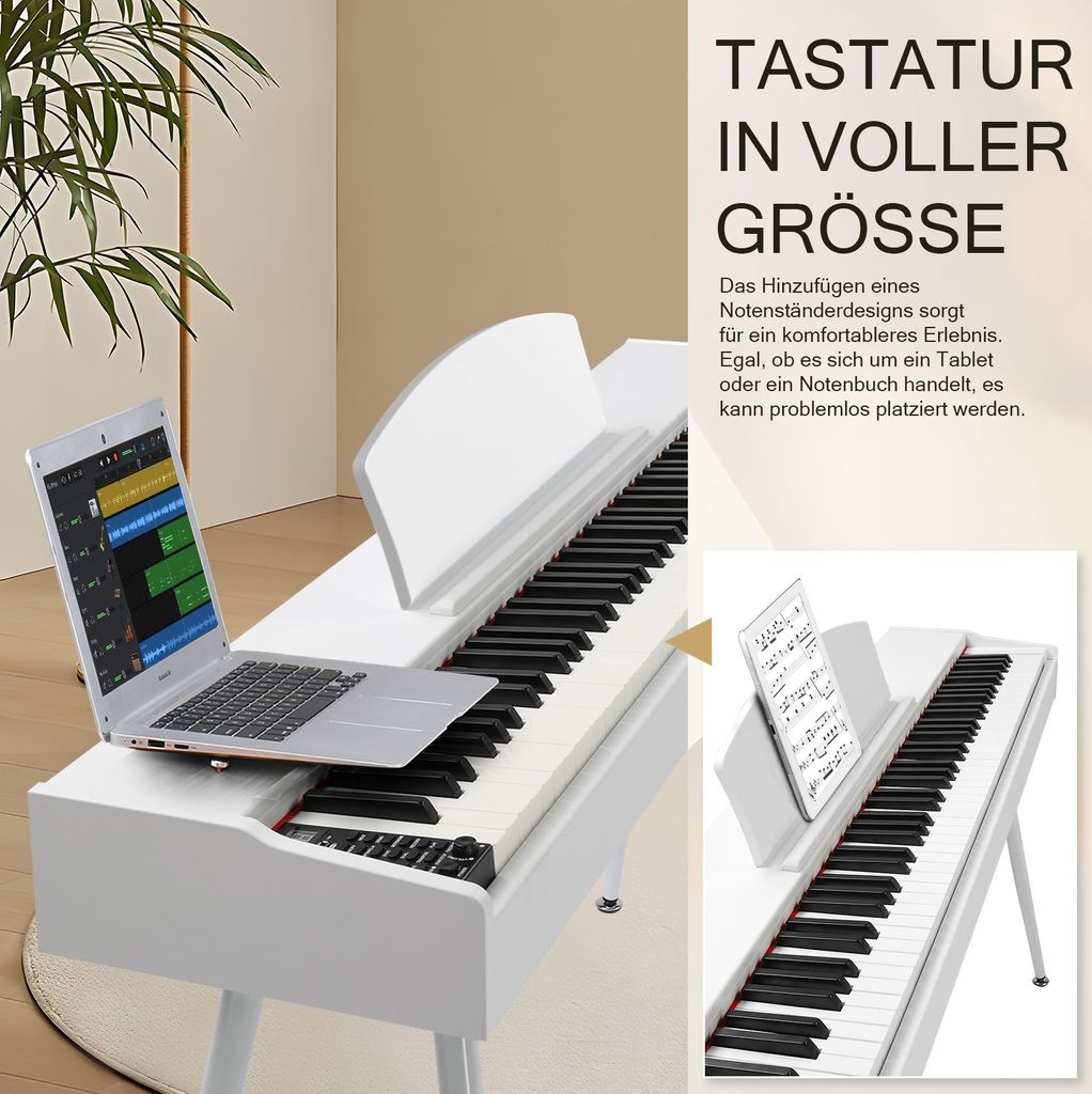 FCH Electric Piano 88 kláves Weighted | Kaufland.cz