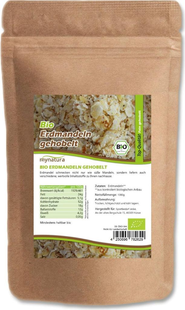 MynaturaErdmandeln gehobelt 1Kg Nüsse | Kaufland.de