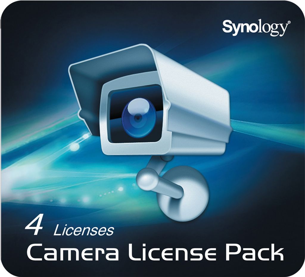 Synology DEVICE LICENSE (X 4) SYN 4x Camera Pack