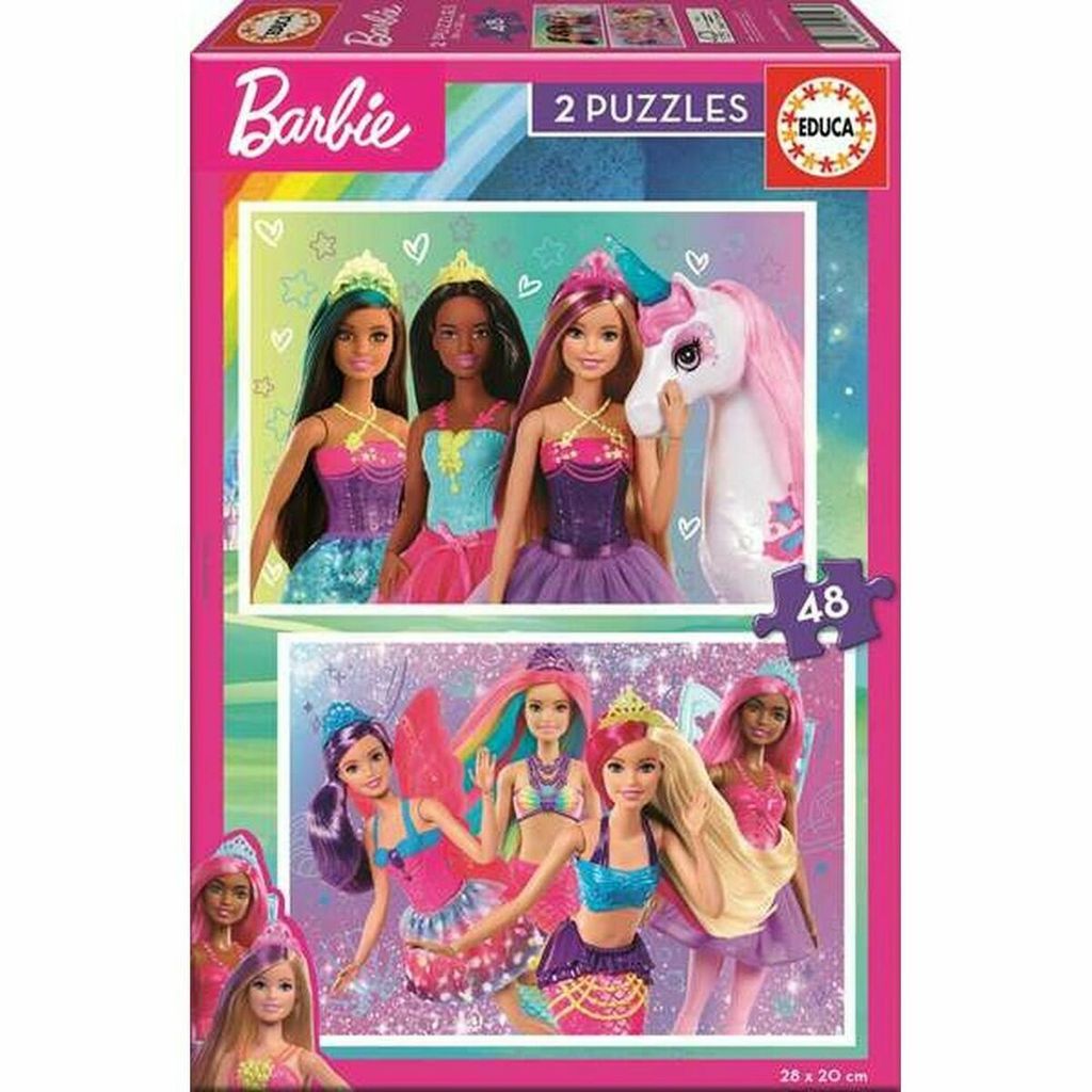 Educa Borras 2x48 Barbie-puzzle Mehrfarbig | Kaufland.de