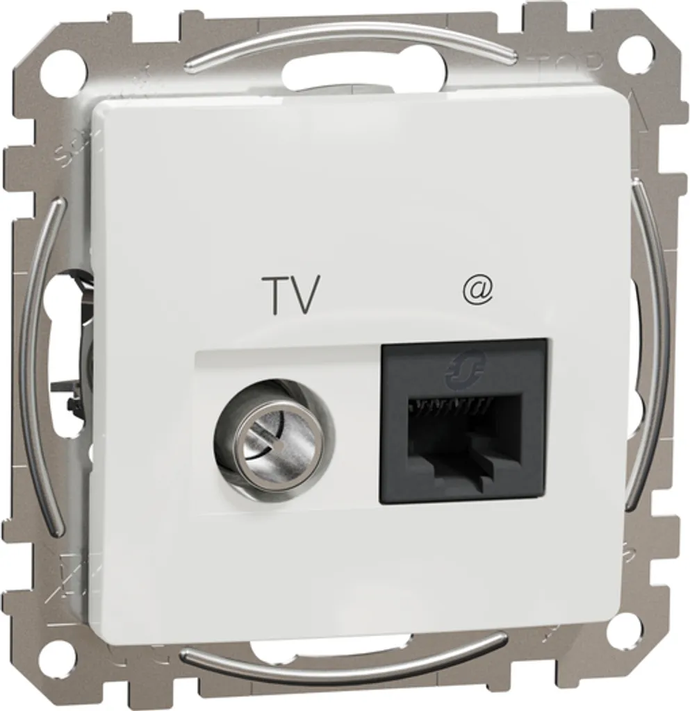 Netzwerk/TV Steckdose 1x RJ45 kat.6 UTP/ TV | Kaufland.de