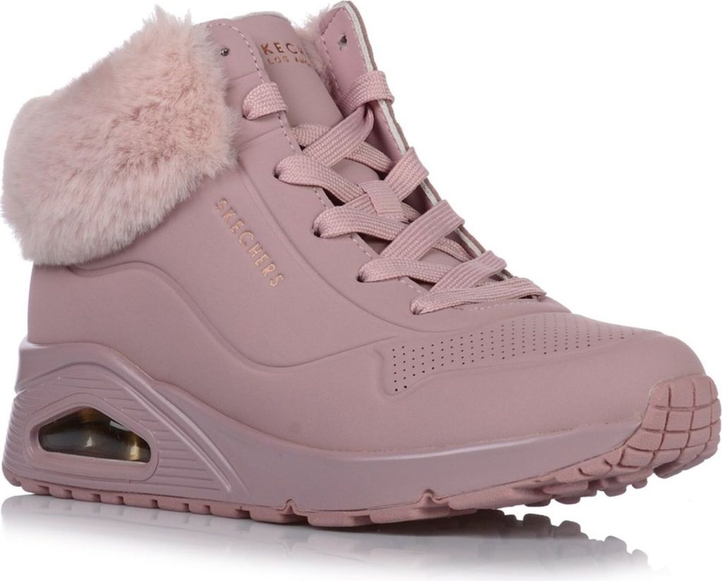 Skechers Uno - Fall Air Mädchen Schnürstiefel in Rosa,