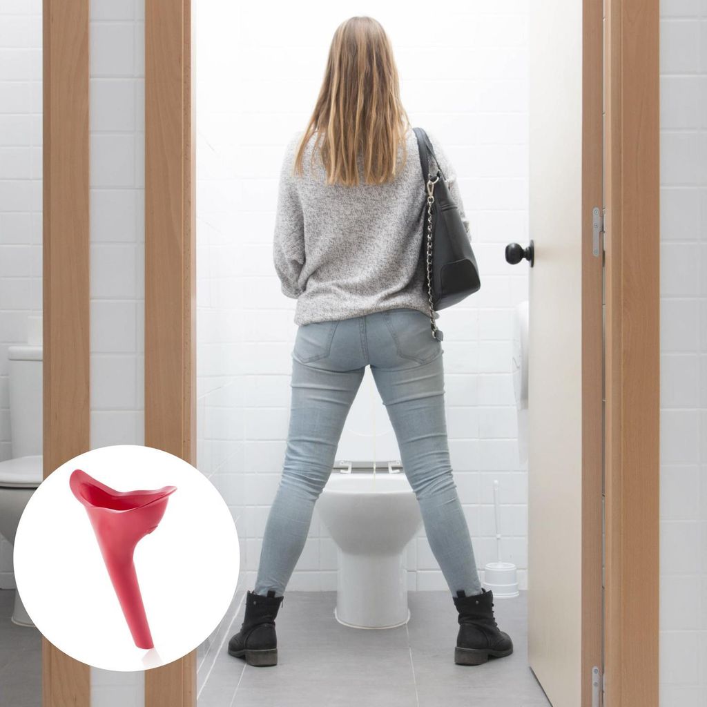 InnovaGoods Frauenurinal für unterwegs Moskitonetze