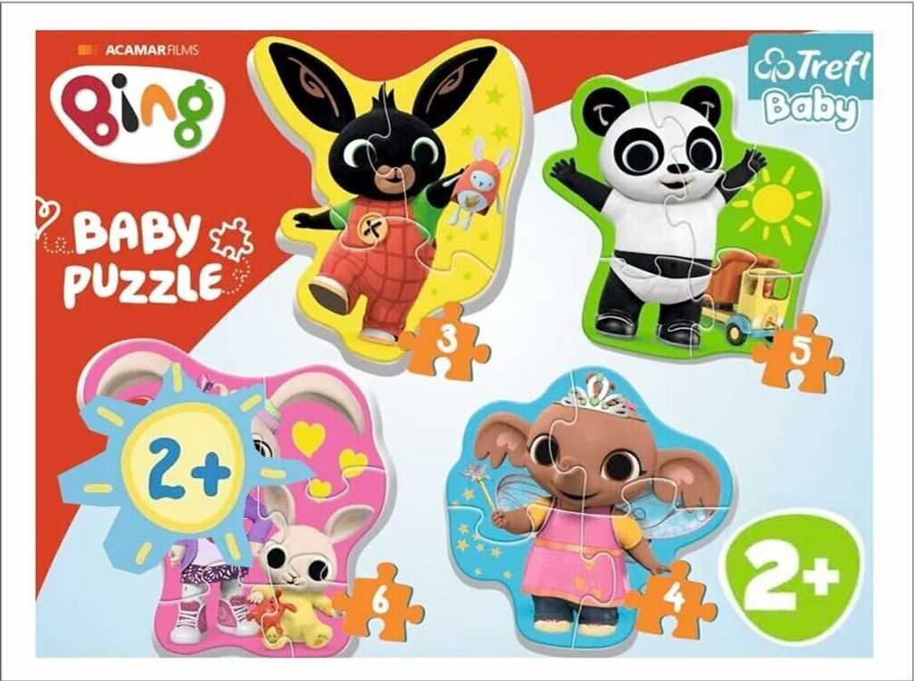 TREFL Baby puzzle Bing 4v1 (3,4,5,6 dílků) | Kaufland.cz