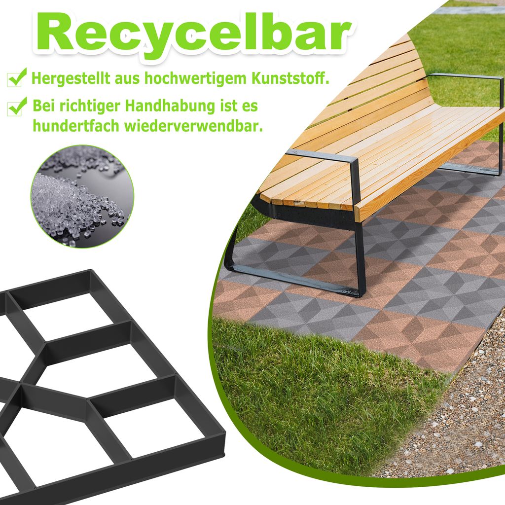 LARS360 DIY forma na beton sada 2, 8 komor, | Kaufland.cz