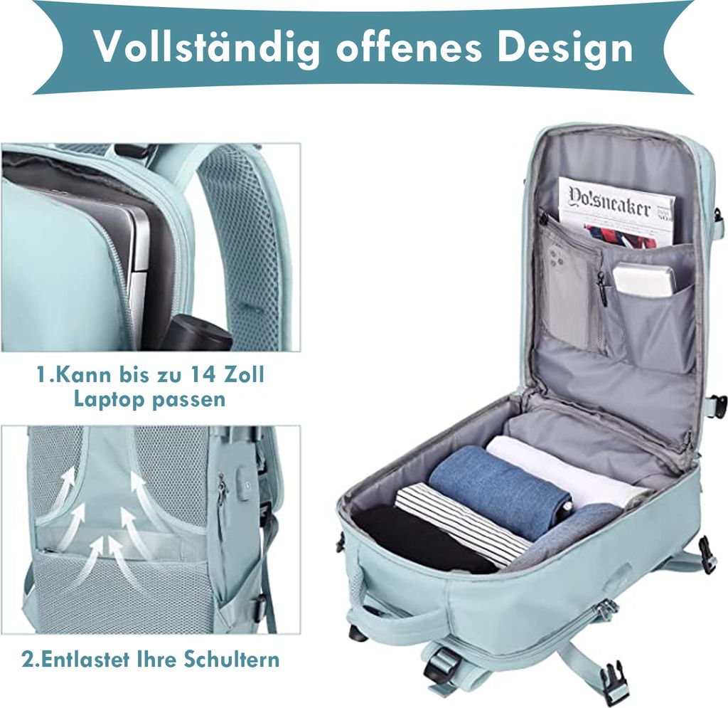 Reiserucksack Damen, Rucksäcke mit USB | Kaufland.de