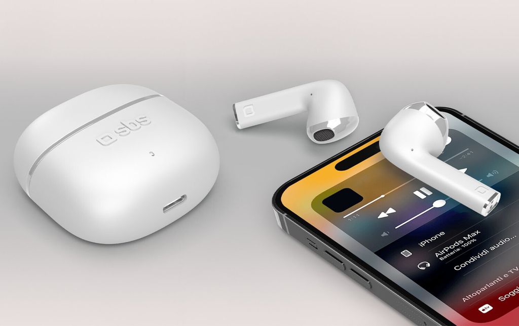 SBS One Color Semi-In-Ear weiß TWS-BT-Headset | Kaufland.cz