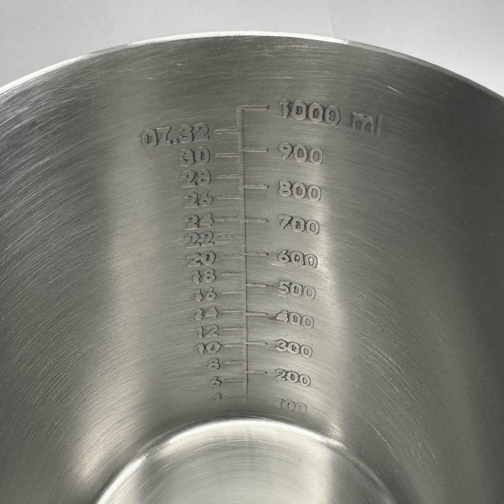 Edelstahl Messbecher 1 Liter Messskala mit | Kaufland.de