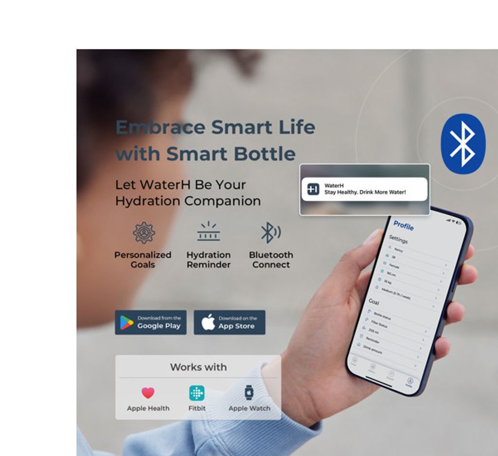 WaterH Boost Lite Smart Trinkflasche | Kaufland.de