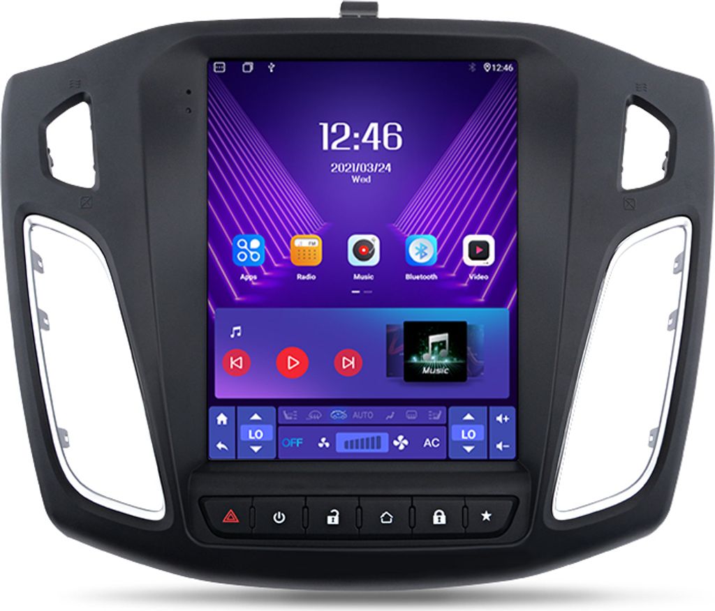 4+64G 9,7''Android 13 Autorádio Carplay Pro Ford Focus MK3