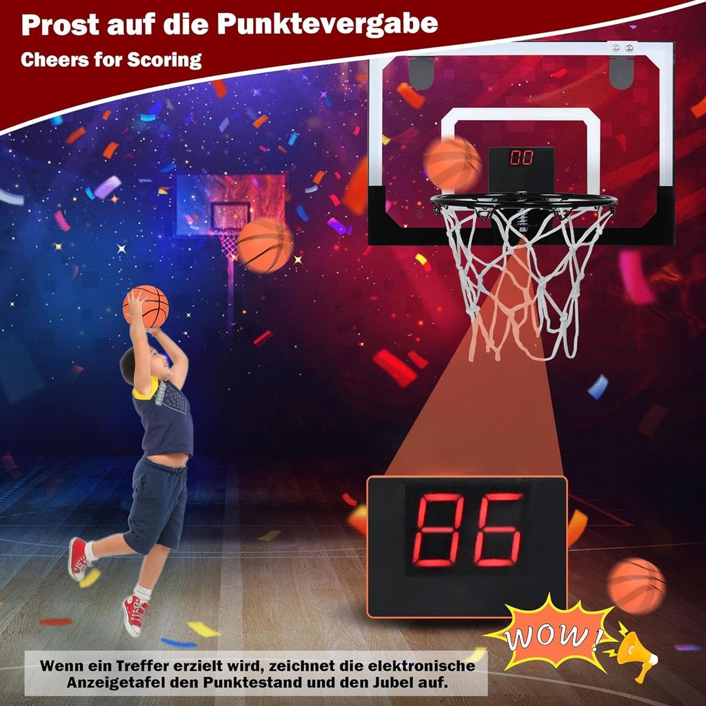 NAIZY Mini Basketballkorb Kinder Indoor mit | Kaufland.de