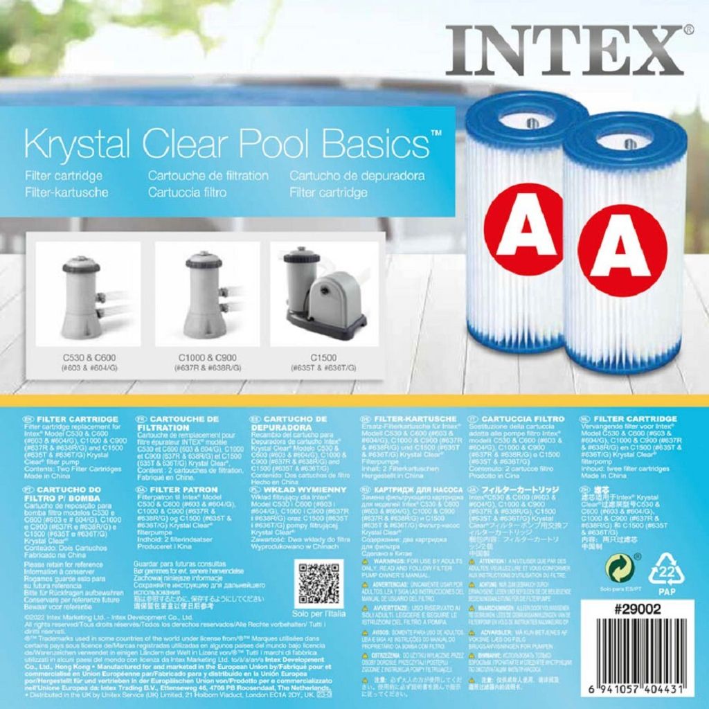 2 ks Intex filtračná vložka typu A Náhradné | Kaufland.sk