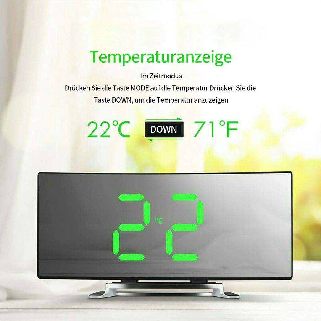 Wecker LED-Digitaler Wecker,Snooze, | Kaufland.de