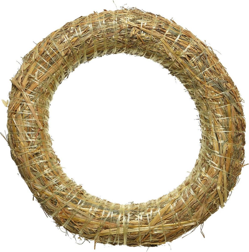 Strohkranz / Kranz Rohling 40cm natur Türkränze