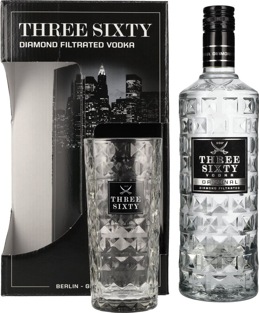 THREE Sixty Vodka 37,5% 700ml Vodka | Kaufland.sk