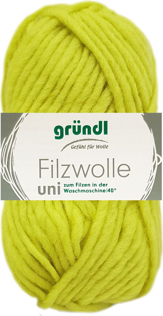 50 Gramm Gründl Wolle Filzwolle Uni 59 | Kaufland.de