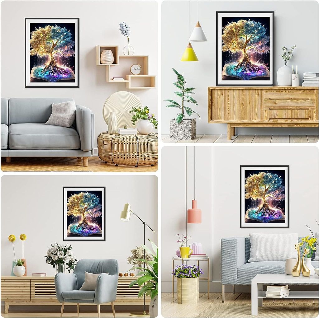 Diamantová malba Magic Tree Diamantové obrazy | Kaufland.cz