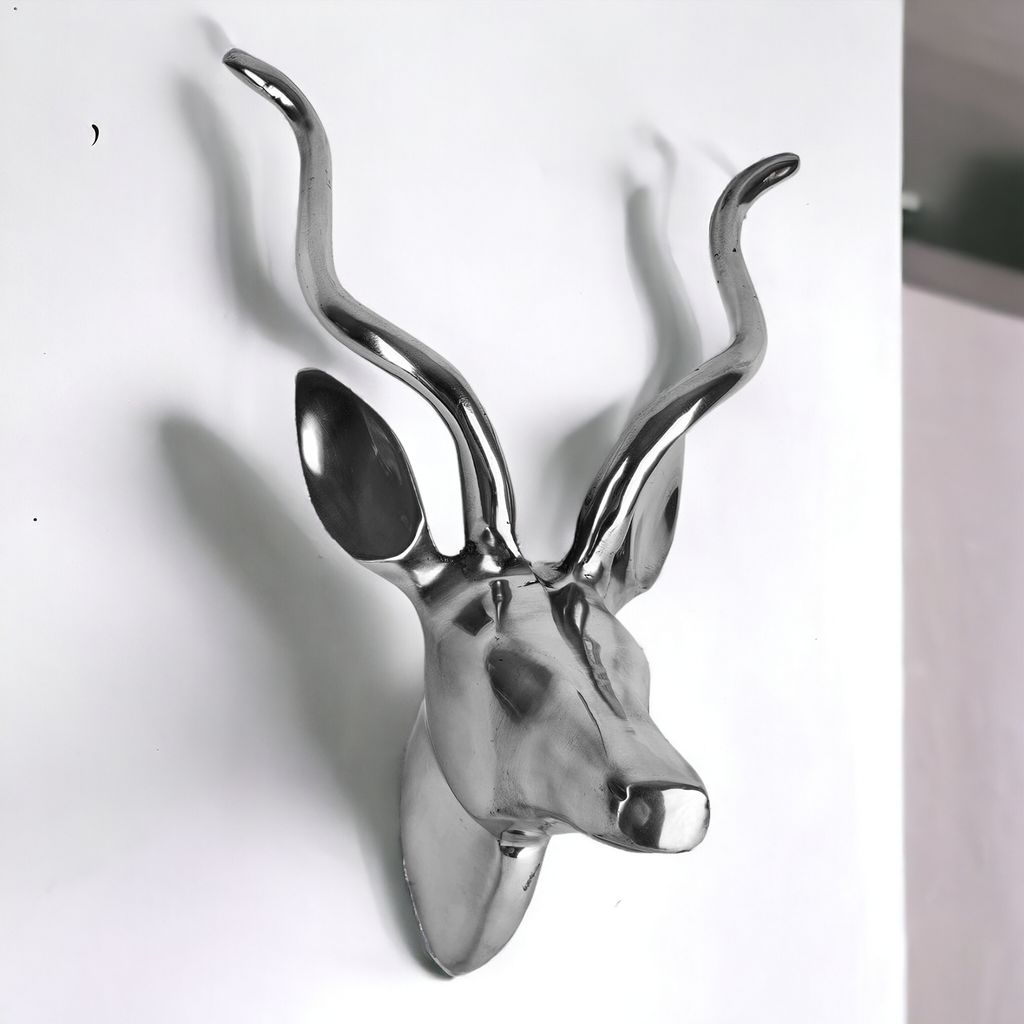 Aluminium Bock Deko Geweih Alu Wanddekoration | Kaufland.de