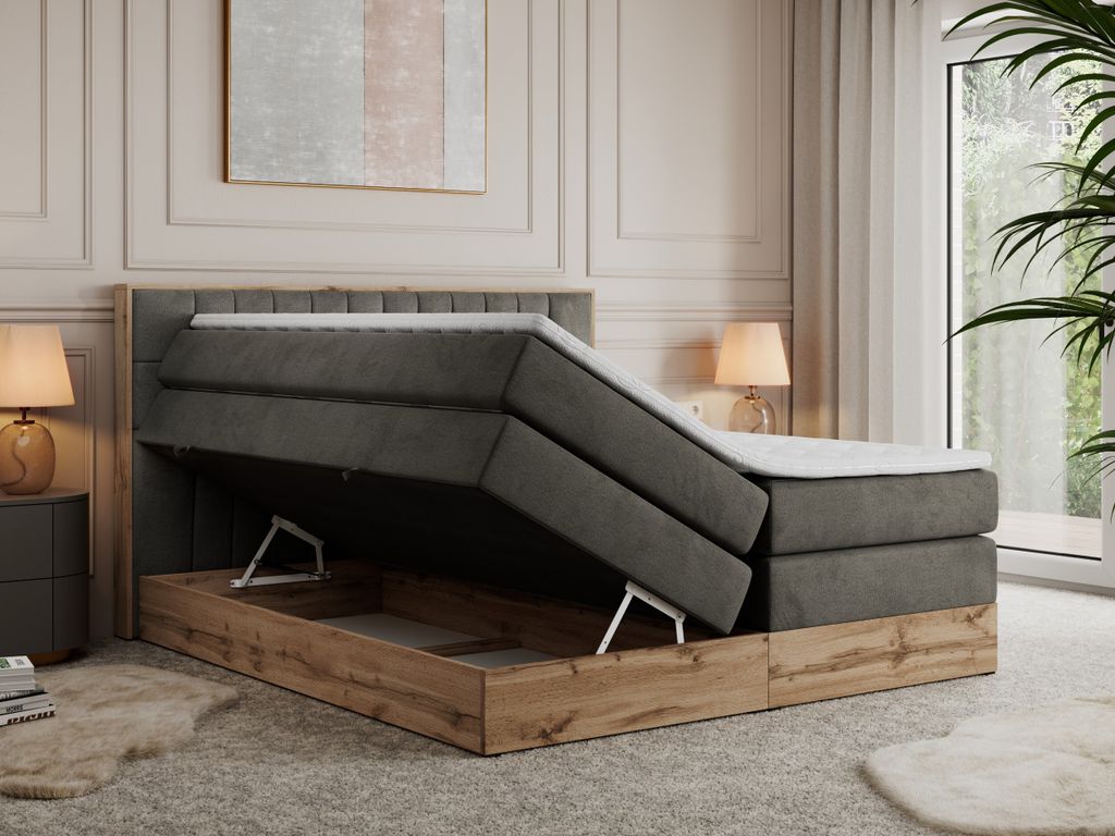 MKS MEBLE King Boxspringbett 140x200 mit | Kaufland.de