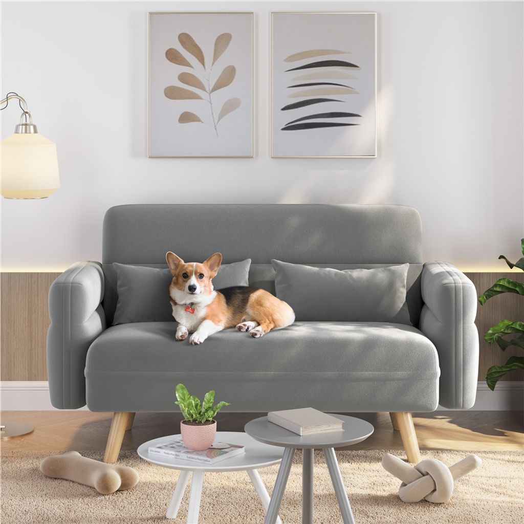 Yaheetech Mini gepolsterte Couch kleines Sofa Kaufland