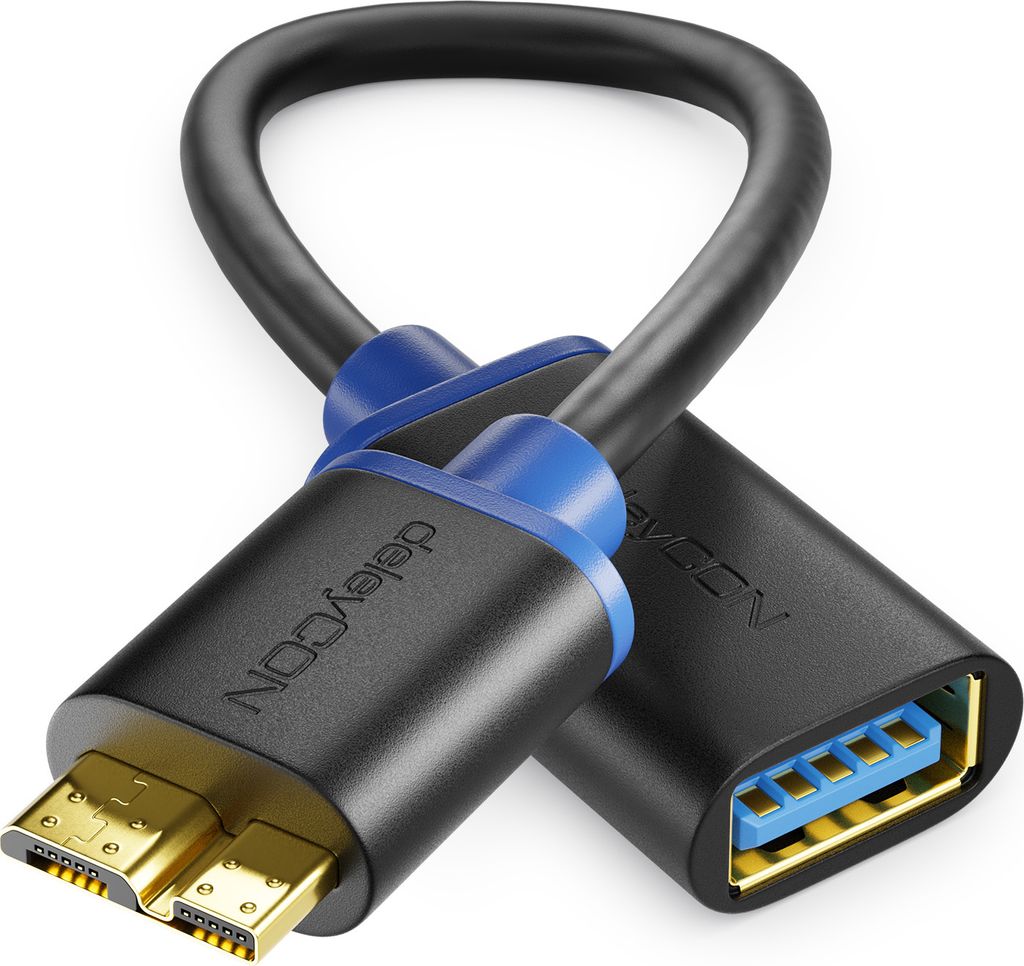 deleyCON 0,2m USB 3.0 OTG Adapter Datenkabel | Kaufland.de
