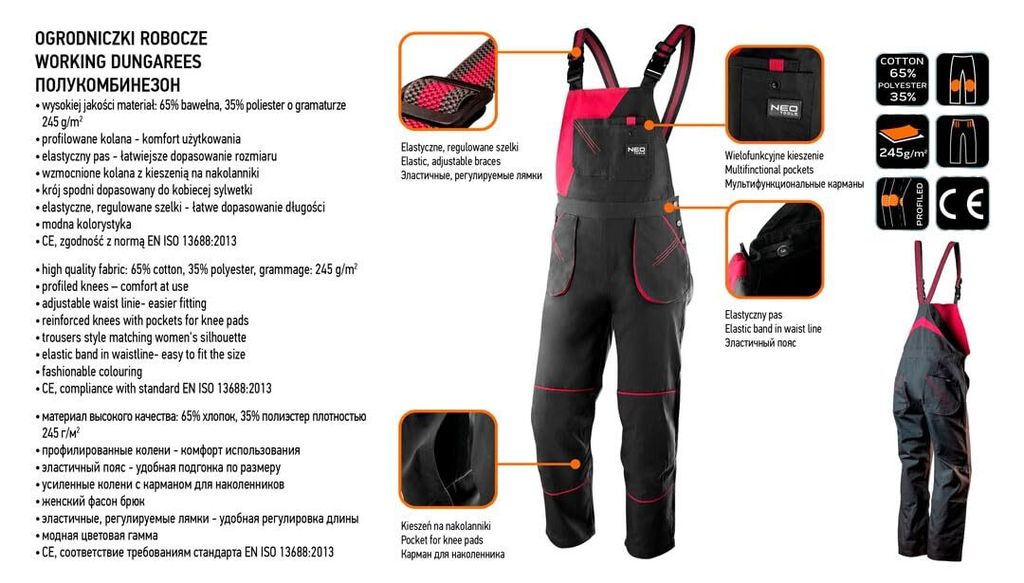 NEO TOOLS Damen Arbeitslatzhose oder Set mit | Kaufland.de