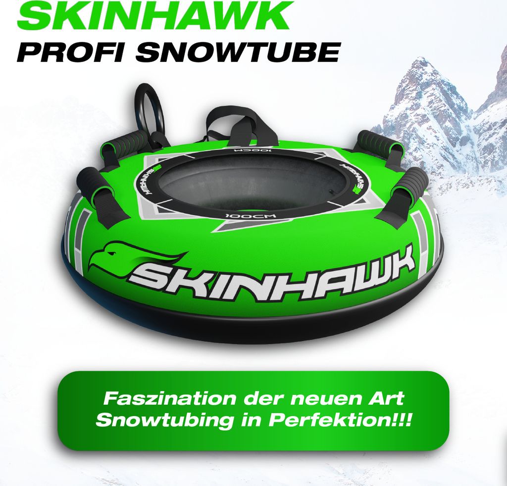 Skinhawk Schneereifen Ø100cm Grün – Snowtube | Kaufland.de
