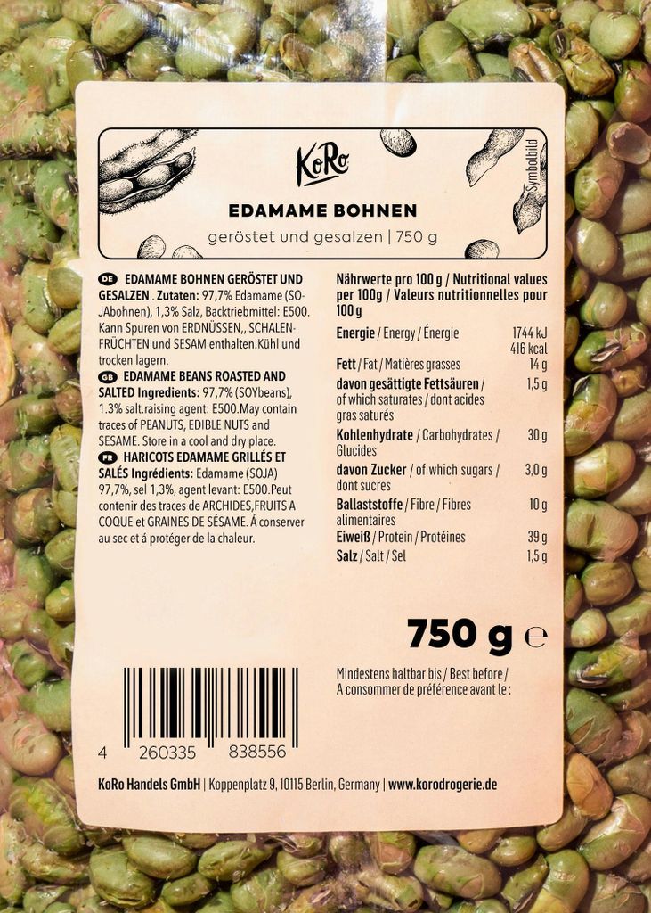 Leicht Gesalzene Edamame