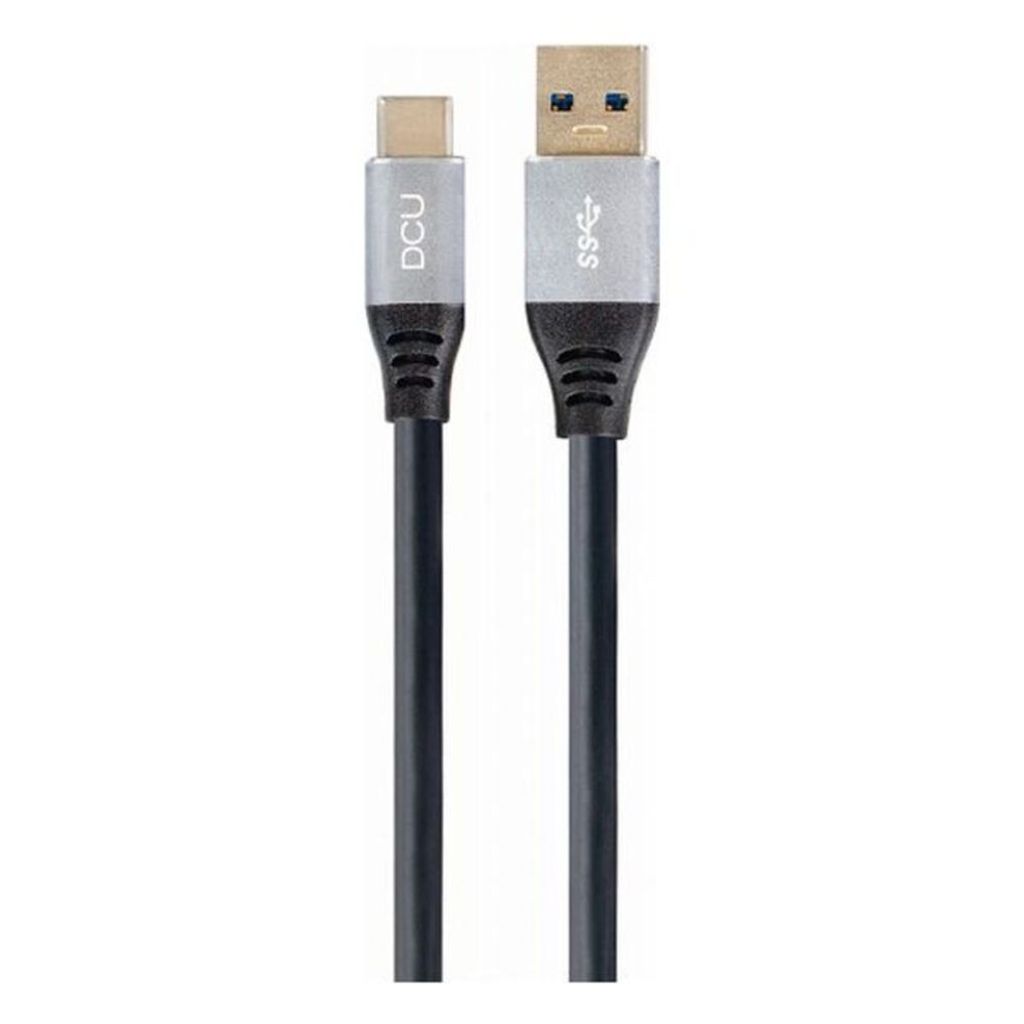 Kábel USB A na USB-C DCU čierny (1,5 m) USB káble