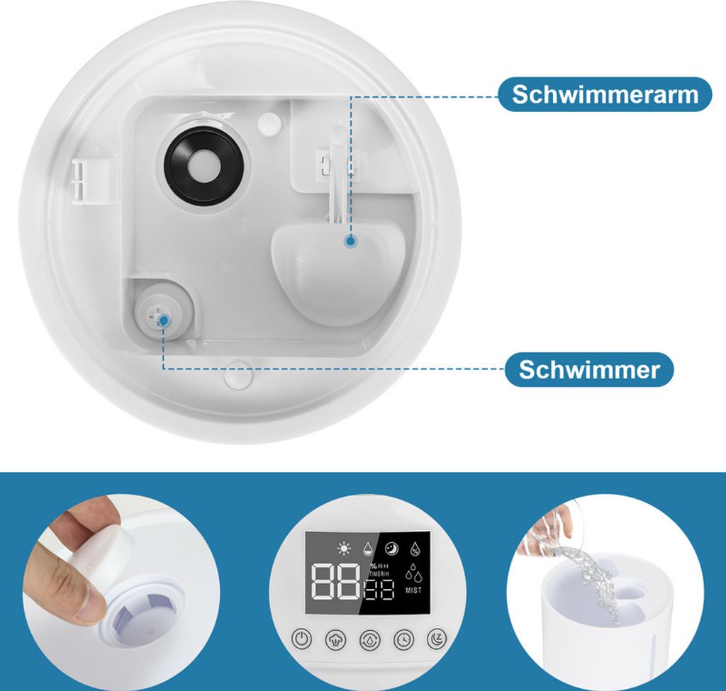 Jopassy Luftbefeuchter 4L Timer Ultraschall | Kaufland.de