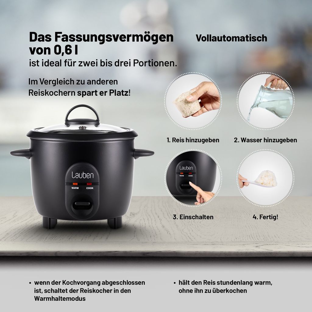 Lauben Rice Cooker 600BC Reiskocher | Kaufland.de