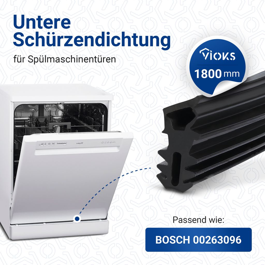 VIOKS Türdichtung Ersatz für BOSCH 00263096 | Kaufland.de