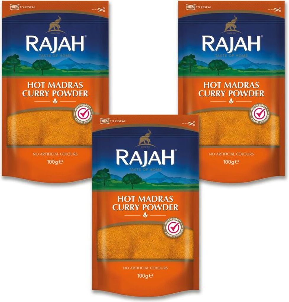 3er Pack RAJAH Madras Currypulver Hot (3x | Kaufland.de