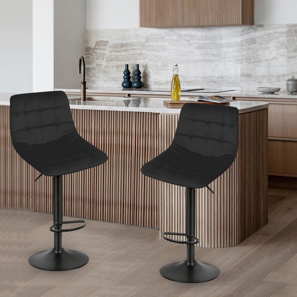 4er-Set Barhocker aus Samt - Barstuhl | Kaufland.de