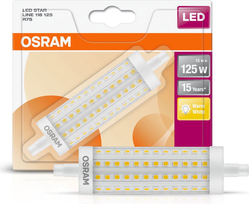 OSRAM LED Stab 15W R7S 2.00lm 118mm 2.700K | Kaufland.cz