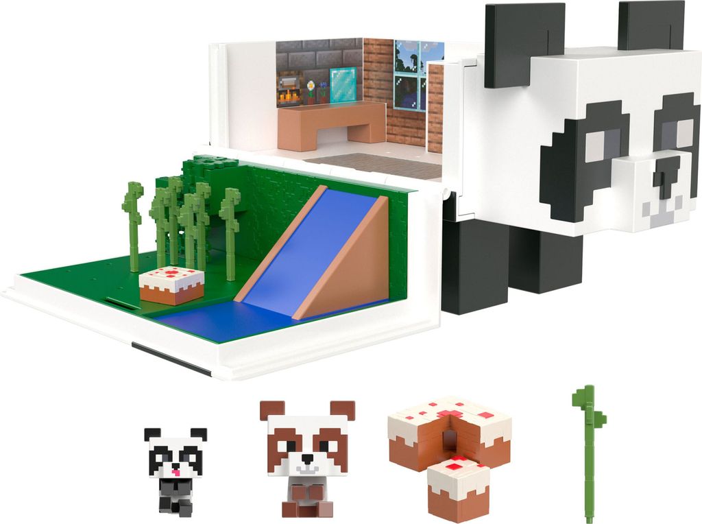 Minecraft Mini mob head panda herní dům HLL25 | Kaufland.cz