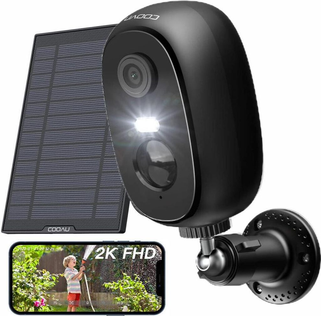 COOAU 2K solární sledovací kamera venkovní | Kaufland.cz