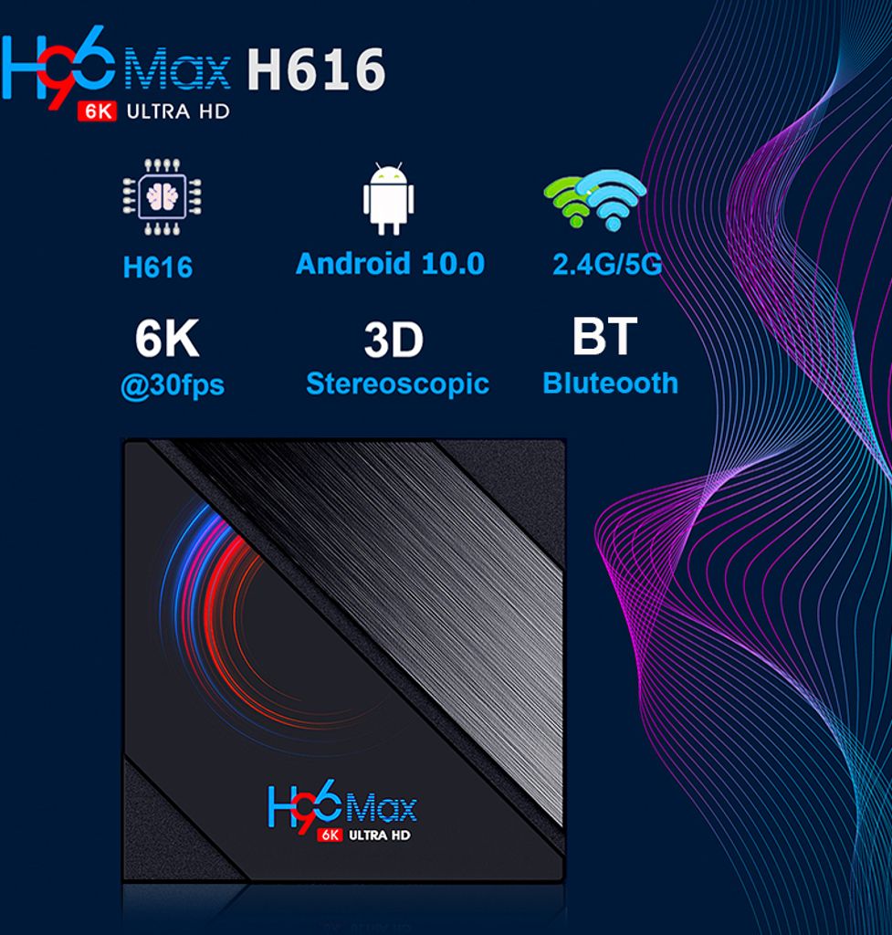 H96 Max Android 10.0 Allwinner H616 4GB 32GB | Kaufland.cz