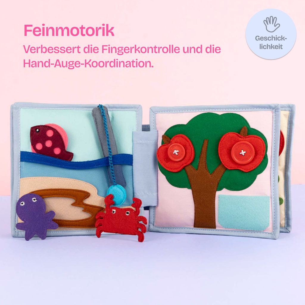 Jolly Designs Premium Mini Quiet Book für | Kaufland.de
